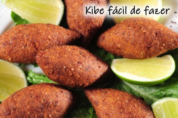 Kibe Fácil: irresistível e delicioso kibe frito com limãozinho