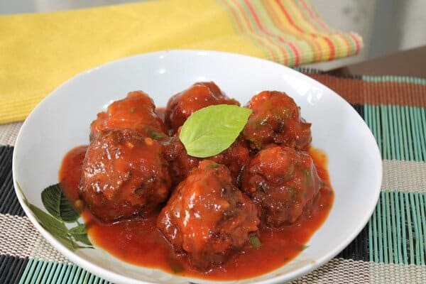 Receita de almondegas