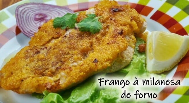 Frango à milanesa de forno: uma delícia sem culpas