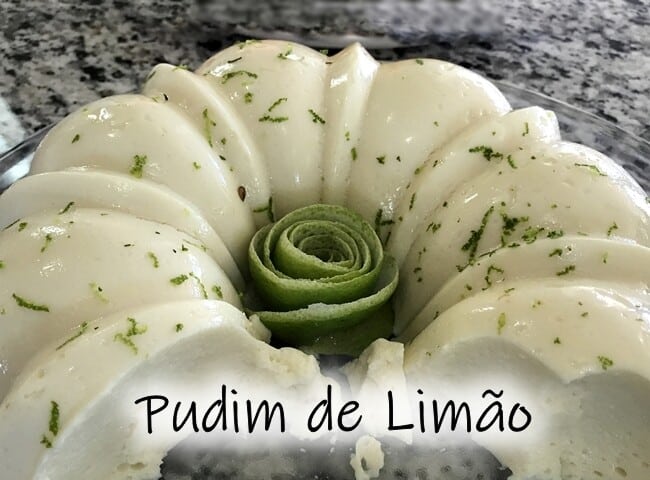 Pudim de Limão fácil e muito saboroso