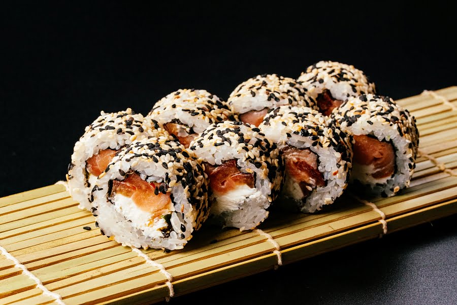 Receita de Roll de Salmão Picante