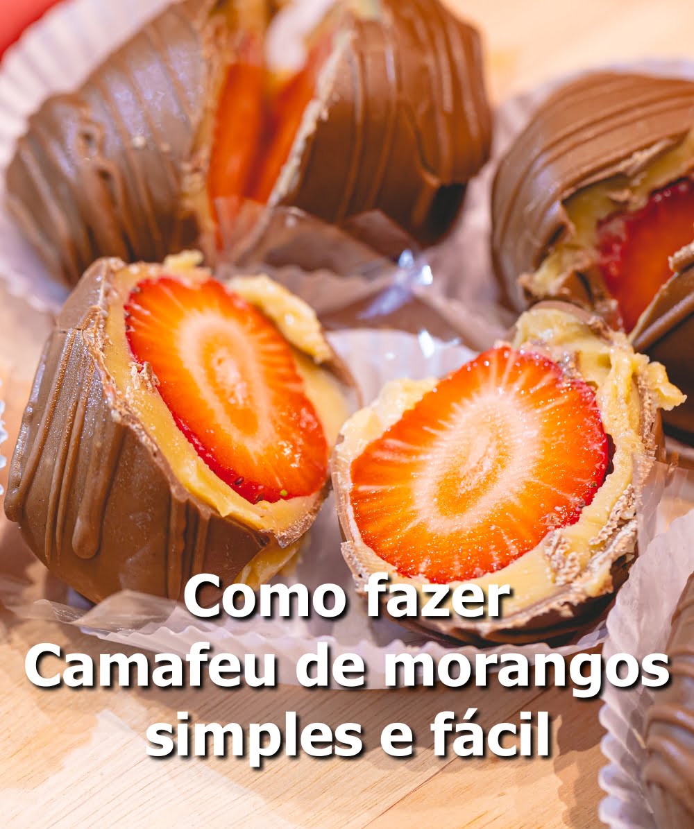 Camafeu de Morangos: como fazer?